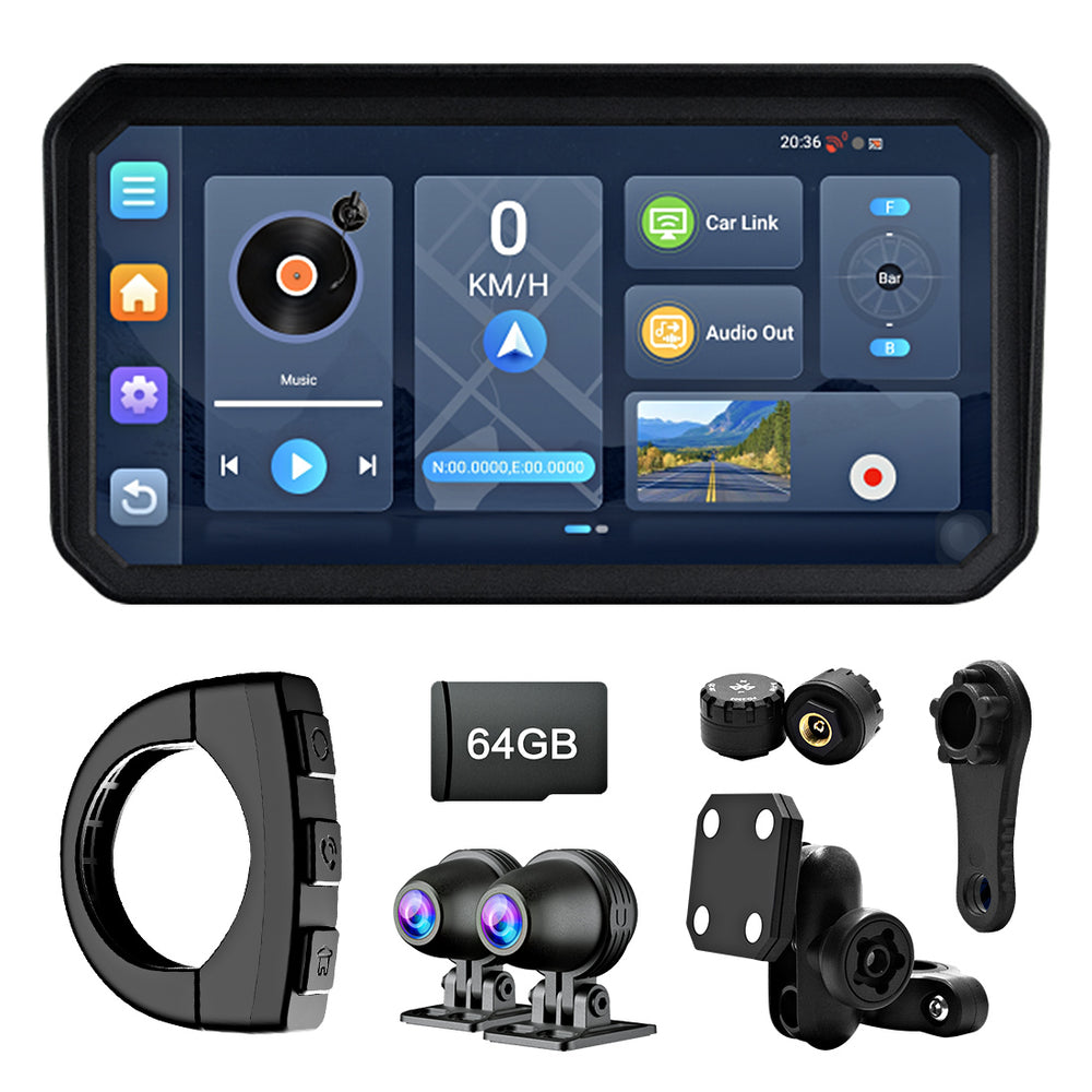 Motorcycle Navigation & Dash Cam Displays – Linkifun Store