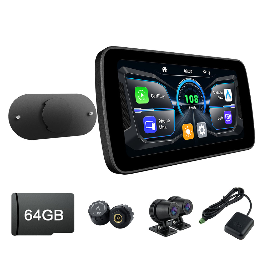 Motorcycle Navigation & Dash Cam Displays